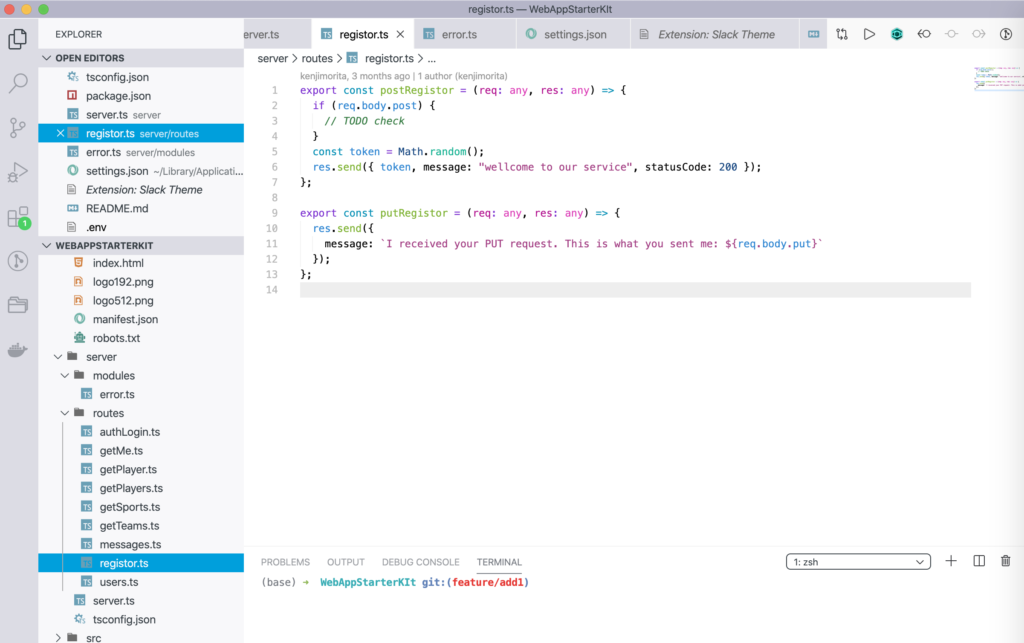 【おお…】VSCodeのslack theme。どんな感じになるのか全種類試す(VS Code slack theme. Try all ...