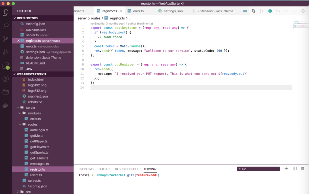 【おお…】VSCodeのslack theme。どんな感じになるのか全種類試す(VS Code slack theme. Try all ...